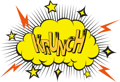 Krunch comic label - Free Clip Arts Online | Fotor Photo Editor